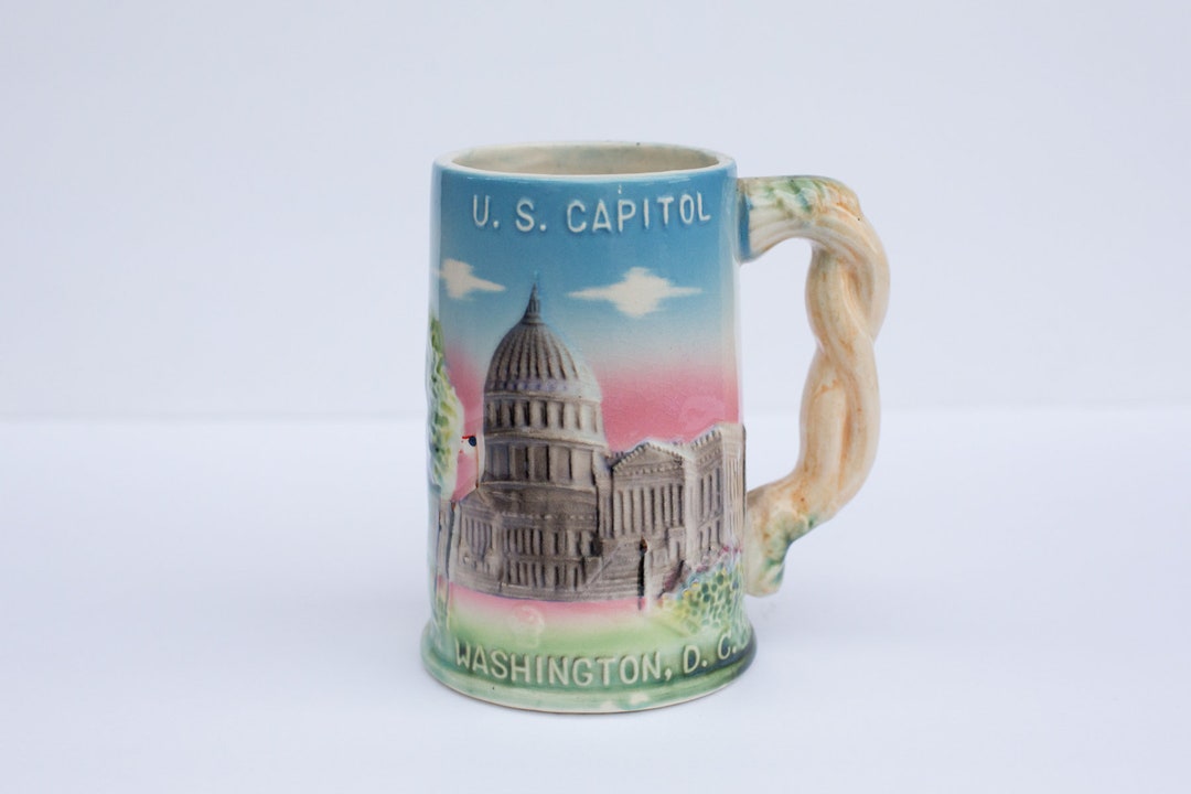 Vintage Washington D.C. Mug, Vintage U.S. Capitol Mug, Vintage ...