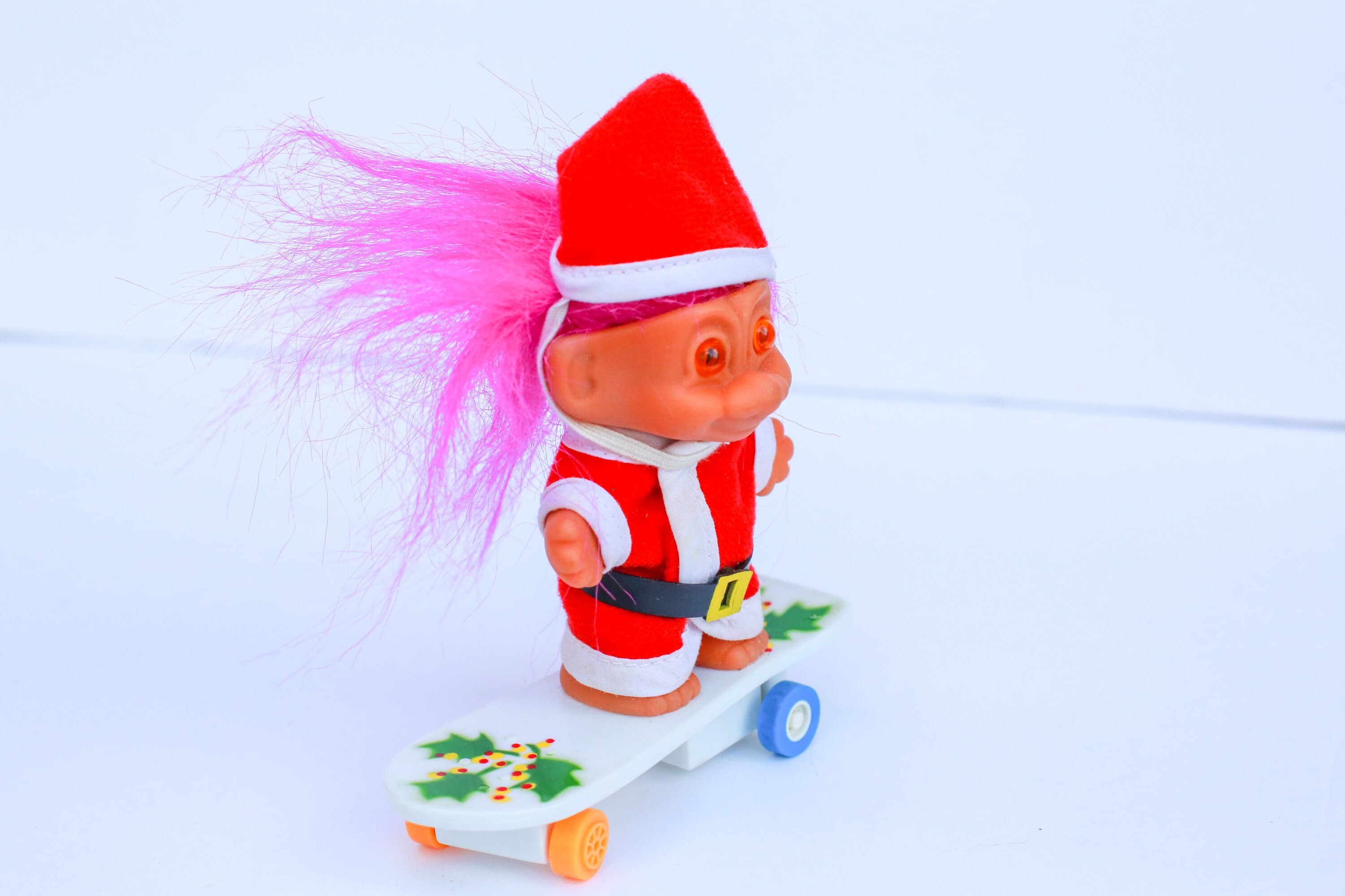 Vintage Troll Doll On Skateboard Skateboarder Troll Doll Etsy Uk