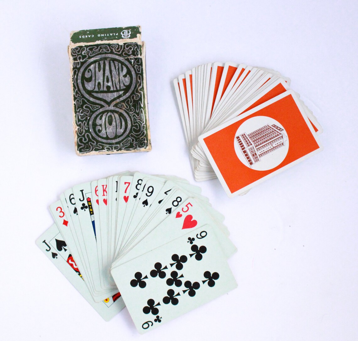 Vintage Playing Cards Vintage Brown & Bigelow Playing Cards - Etsy