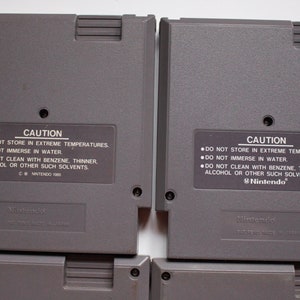 Vintage Nintendo Games, Vintage Nintendo Cartridges, NES Cartridge ...