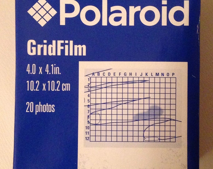 SUPER RARE Polaroid GRID Film for Polaroid Spectra Cameras - Polaroid ...