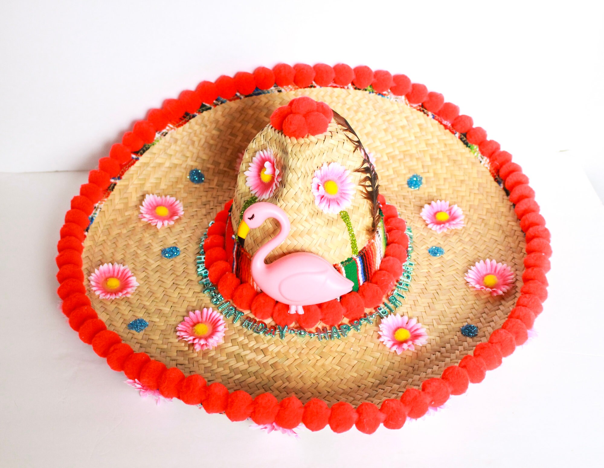 Birthday Sombrero Birthday Party Decoration Handmade | Etsy