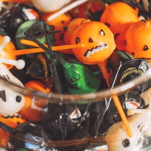 12 Vintage Halloween Toppers Cake Toppers Cupcake Toppers | Etsy