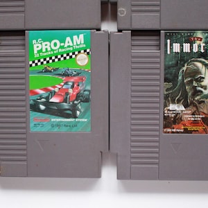 Vintage Nintendo Games, Vintage Nintendo Cartridges, NES Cartridge ...