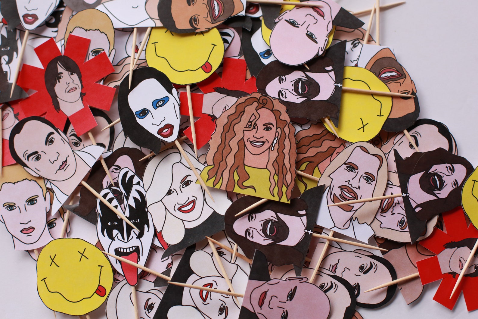 Hayley From Paramore Cake Toppers Set of 6 | Etsy