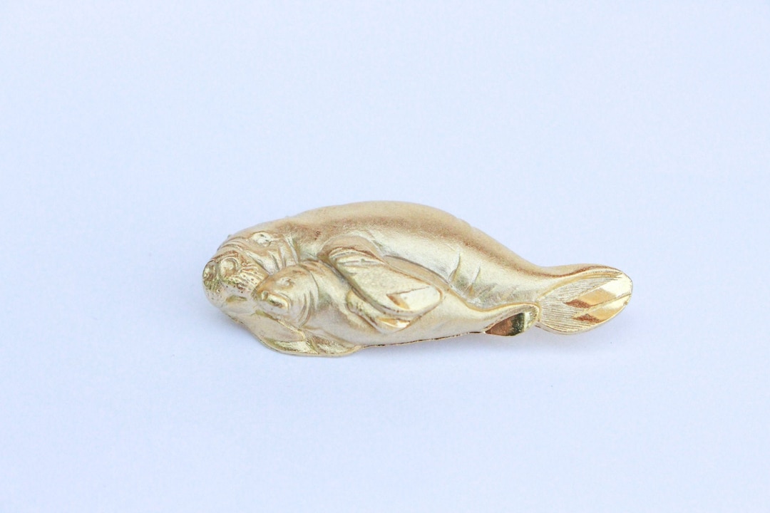 Manatee Pin, Manatee Jewelry, Save the Manatees, Endangered Species ...