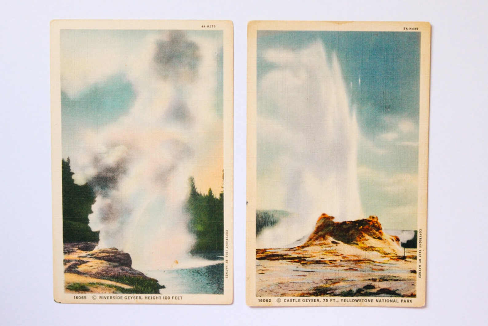 Vintage Yellowstone Postcards Yellowstone National Park - Etsy