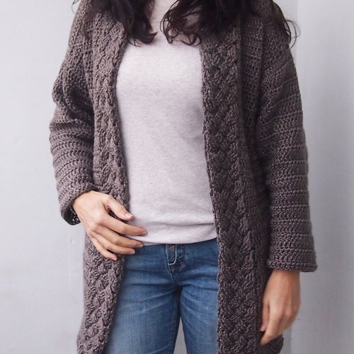 Cute Comfy Winter Coat Crochet Pattern - Etsy
