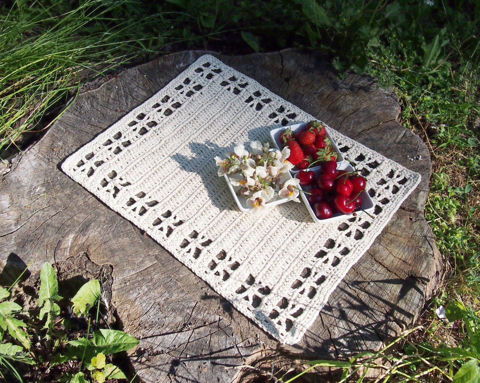 Crochet Pattern Table Placemat Table Runner Home Decor | Etsy