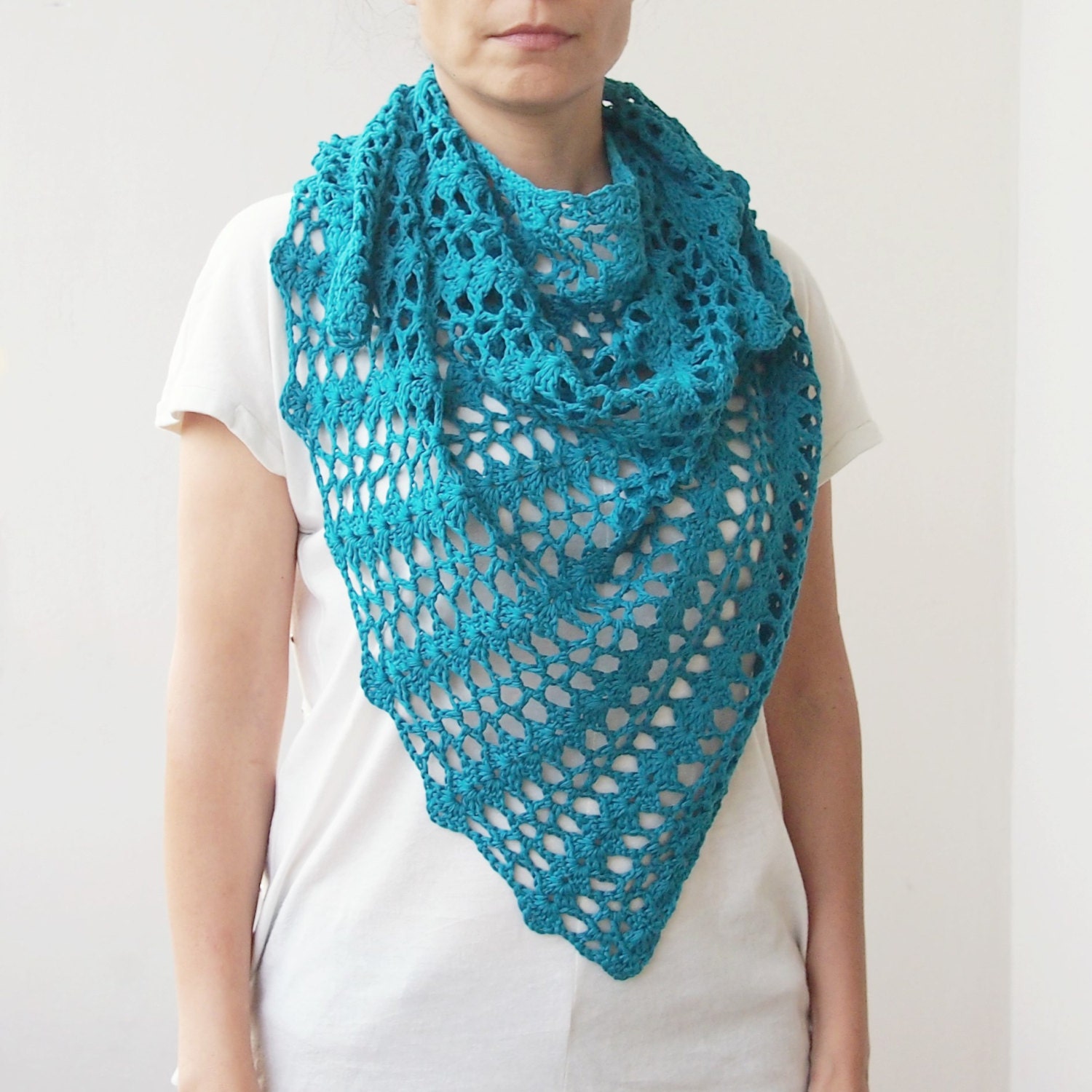 Crochet pattern shawl crochet triangle shawl crochet lace | Etsy