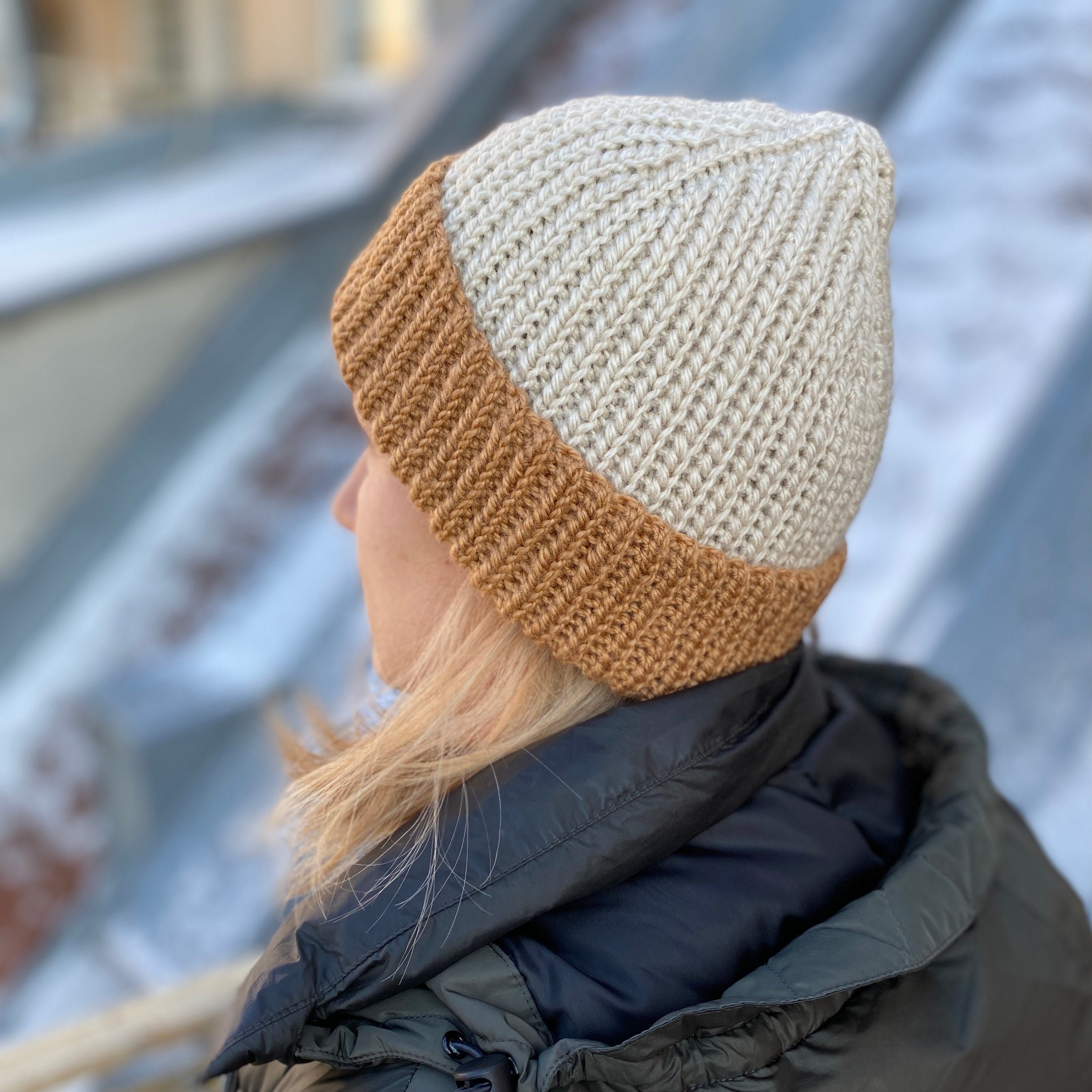 Crochet Pattern Fisherman's Rib Knit Look Beanie Hat Woman | Etsy