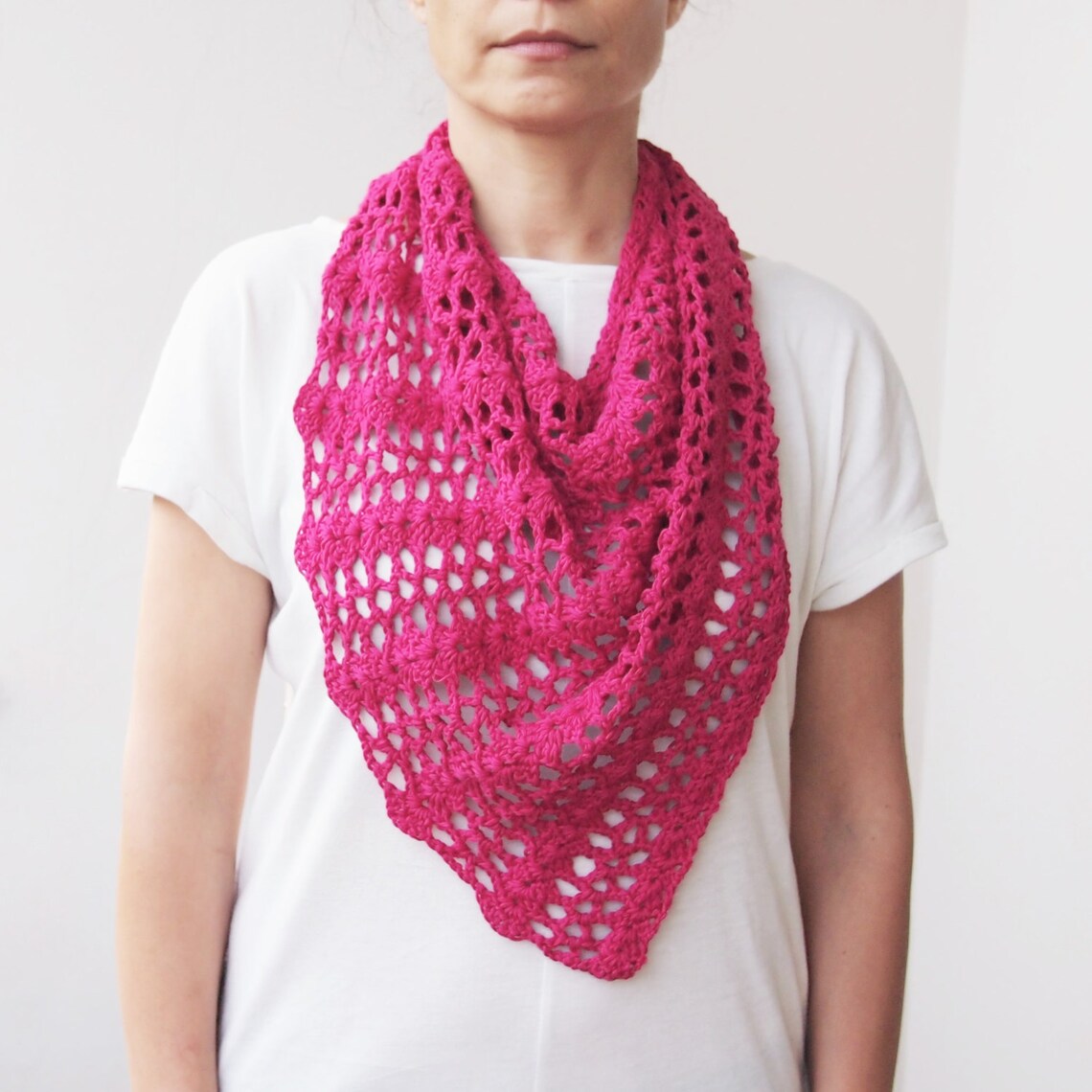 Crochet Pattern Shawl, Crochet Triangle Shawl, Crochet Lace Shawl ...