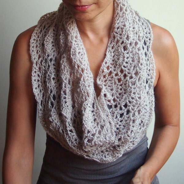 Lace Infinity Scarf - Etsy
