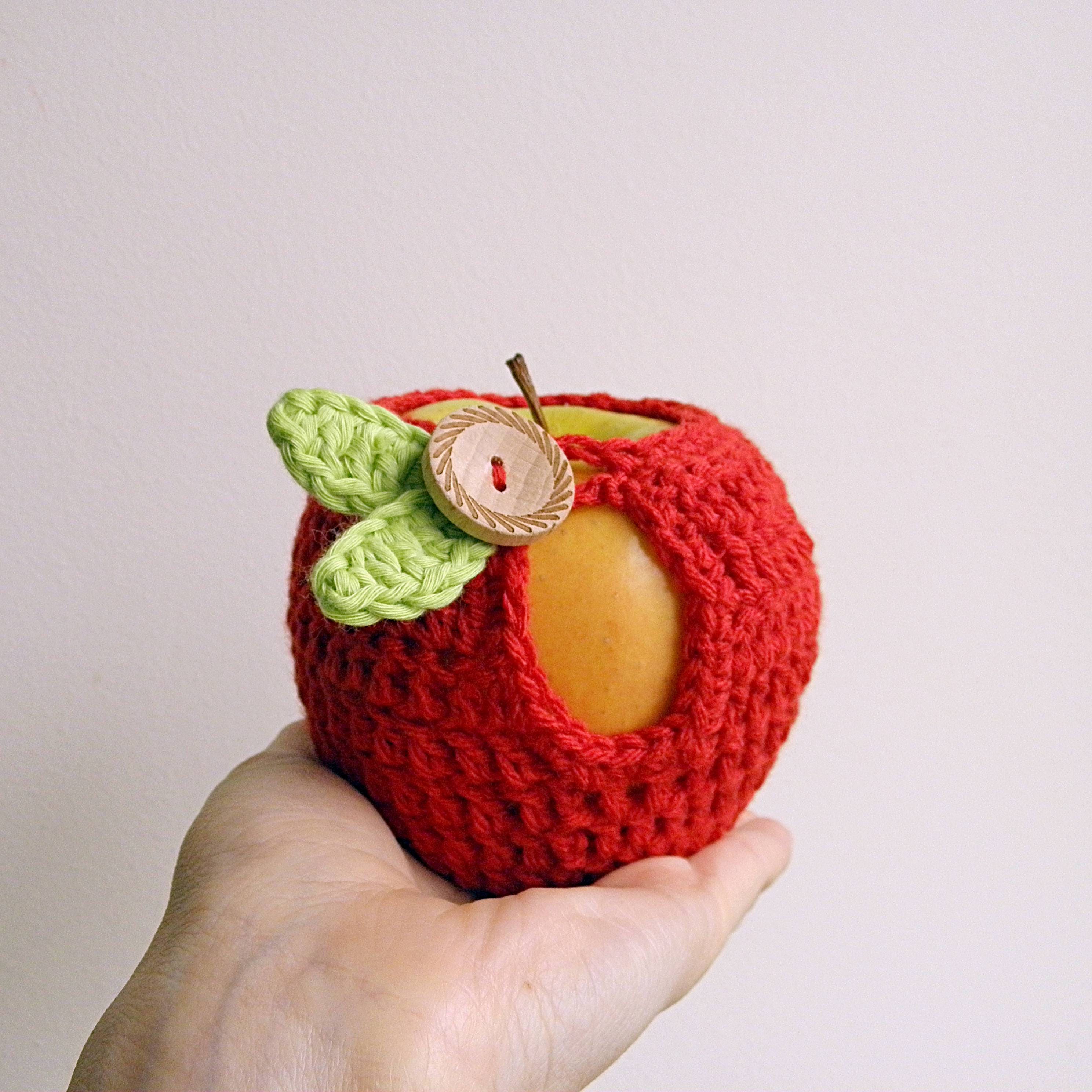 Crochet PATTERN Apple Cozy Lunch Bag Children Toy Office - Etsy