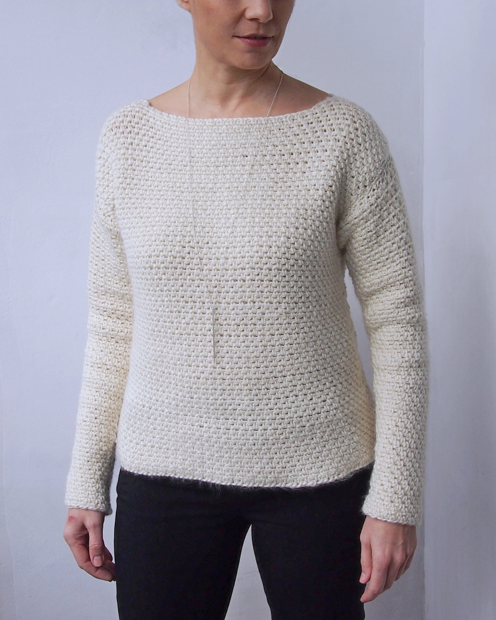 Crochet Pattern Women everyday Sweater Basic - Etsy