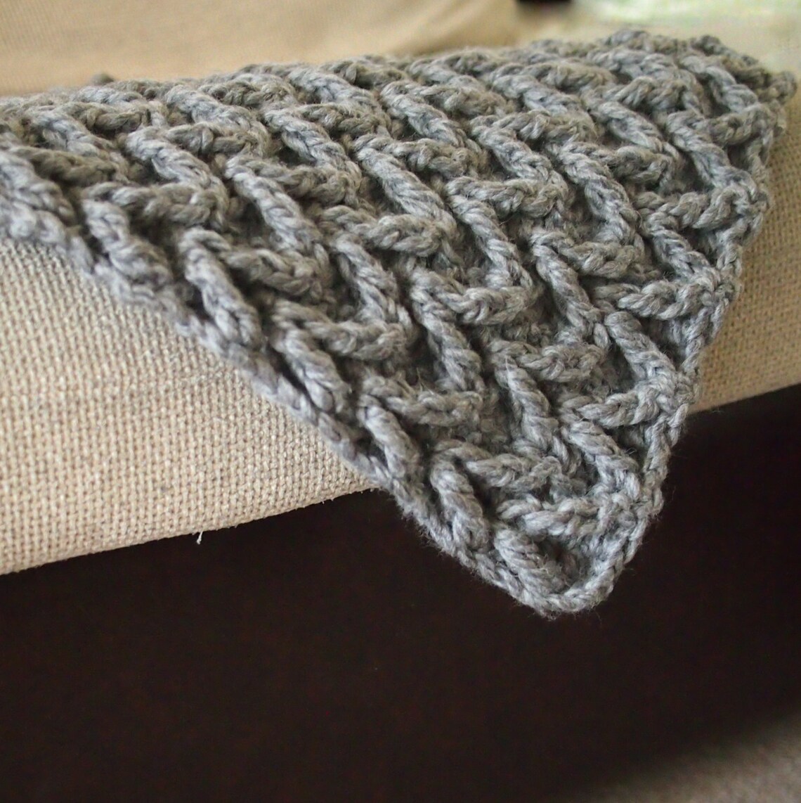 Crochet PATTERN Chunky Blanket Arrow Bulky Afghan Cozy - Etsy