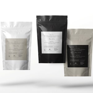 Editable Pouch Back Labels Template Cosmetic Pouch Product Label ...