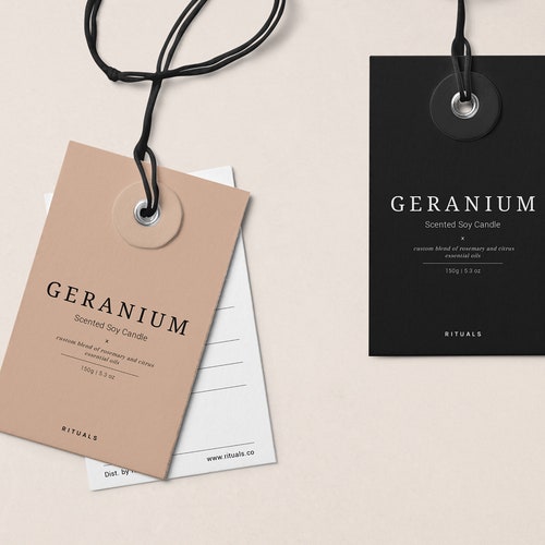 Editable Custom Product Hang Tags DIY Clothing Price Tag - Etsy