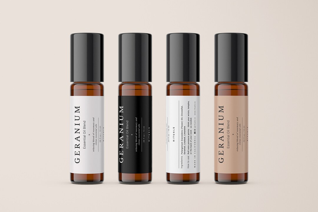 10ml Roller Bottle Label Design Lip Gloss Packaging Design - Etsy