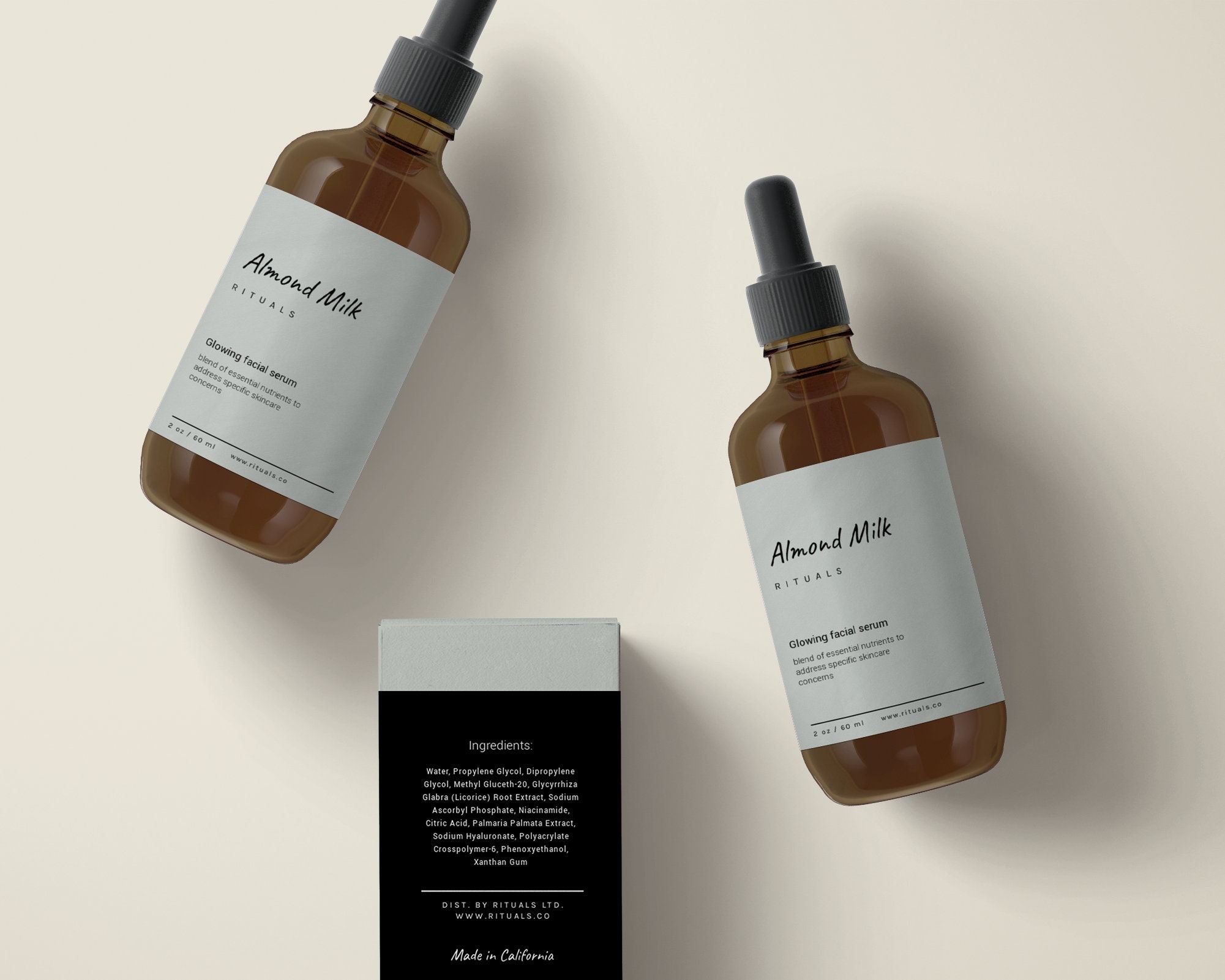 Editable Room Spray Label Template, 4oz Bottle Label Design for Linen ...