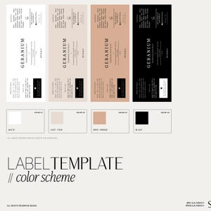 Body Wash Label Template, Custom Lotion Labels, Spa Product Label ...