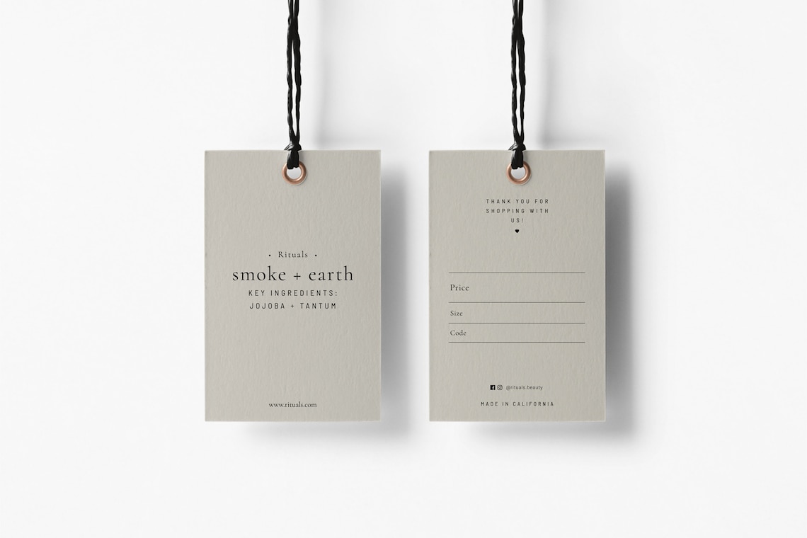 Printable Price Hang Tags Template DIY Editable Swing Tag | Etsy