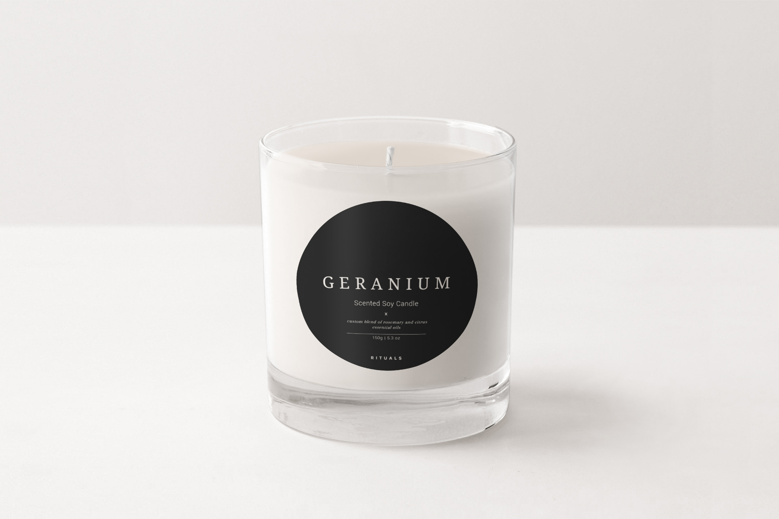 Editable Round Candle Label Template DIY Circle Custom | Etsy