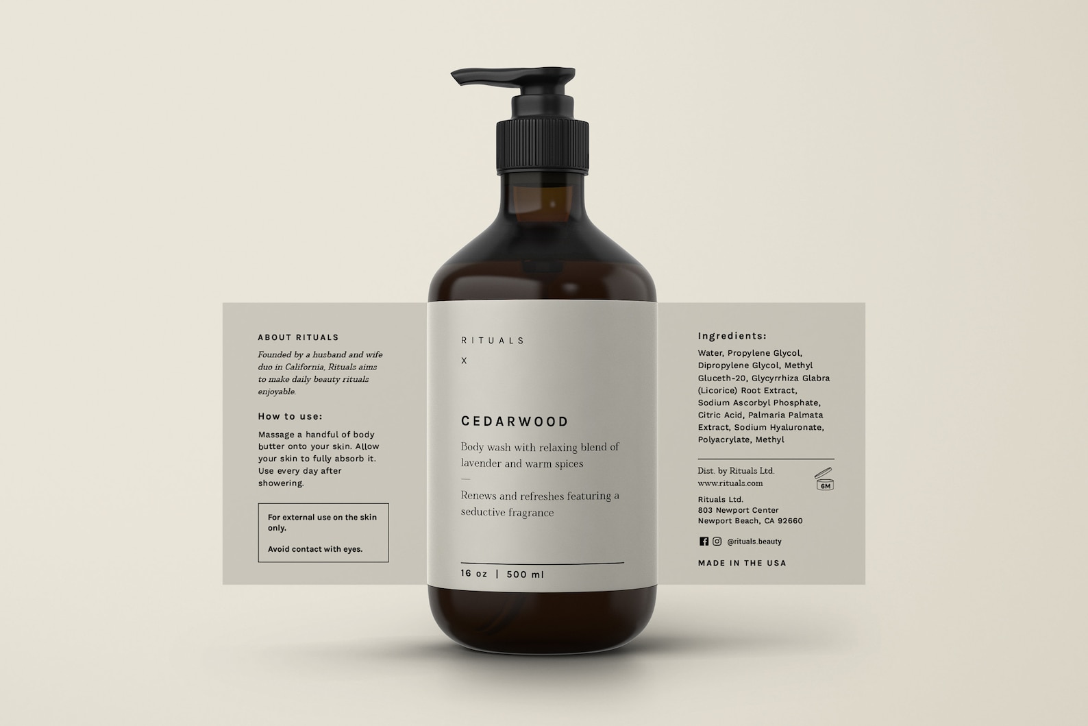 DIY Shampoo Label Template 8 Oz Product Labels for Body Wash - Etsy