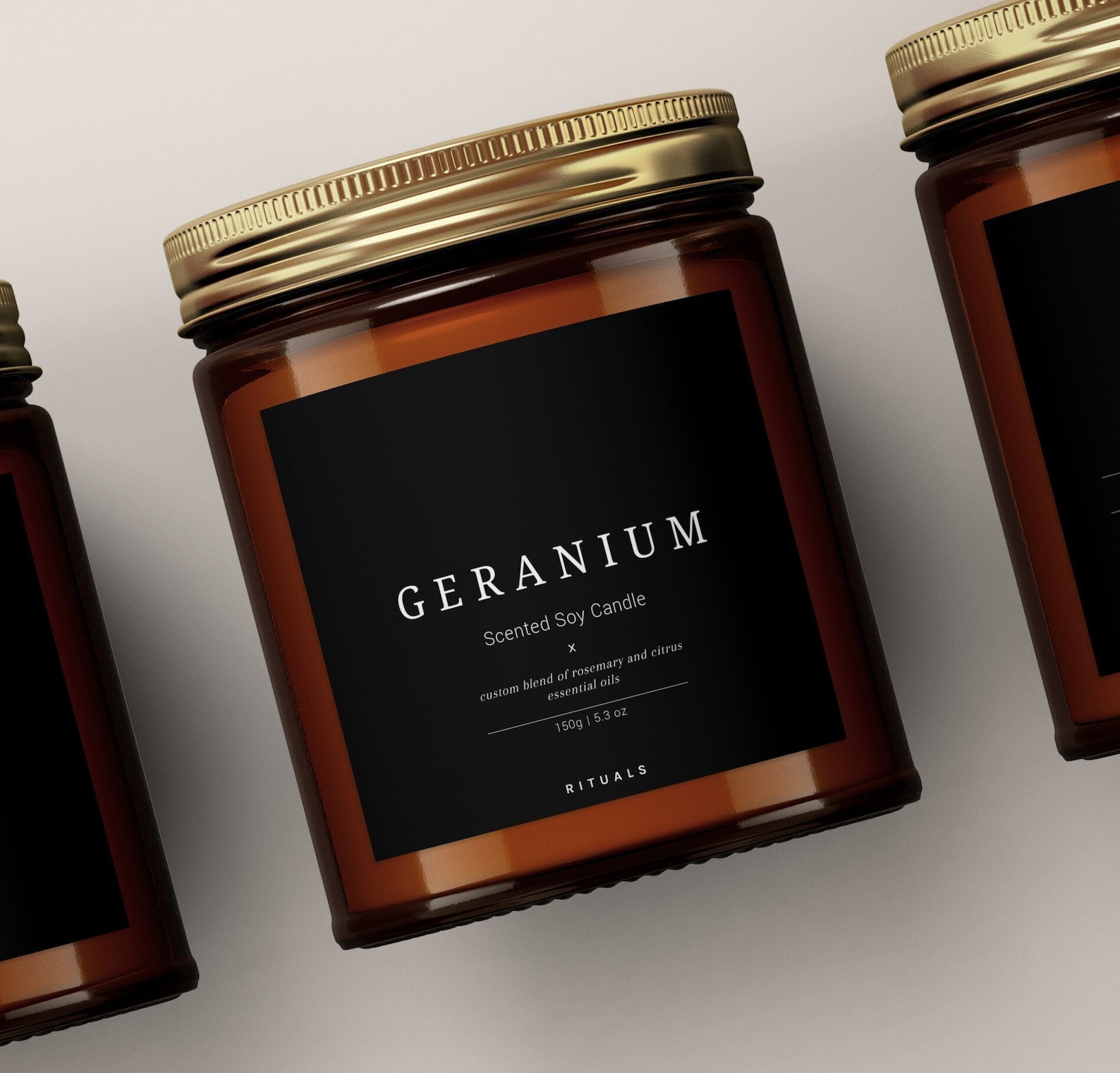 Candle Label Template Luxury, Candle Packaging Label Design Printable ...