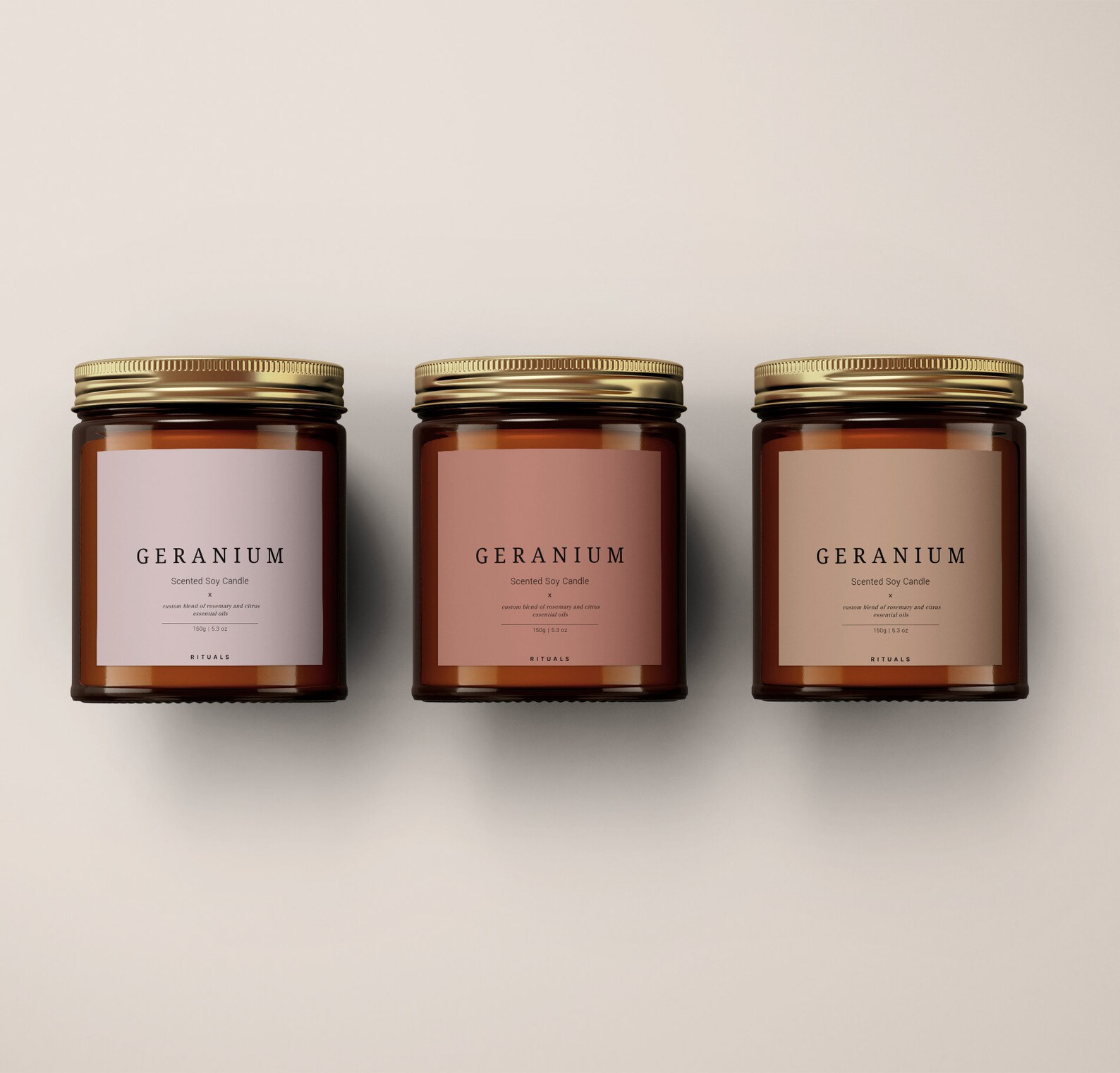 Candle Label Template Luxury Candle Packaging Label Design - Etsy