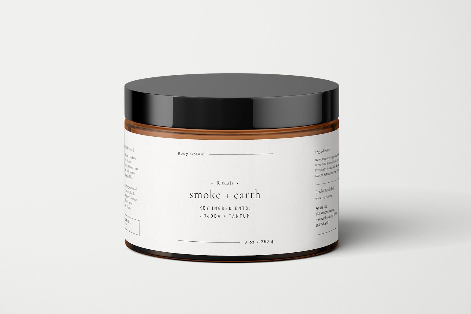 Editable Body Butter Jar Label Template, 8 Oz Wrap Around Jar Label ...