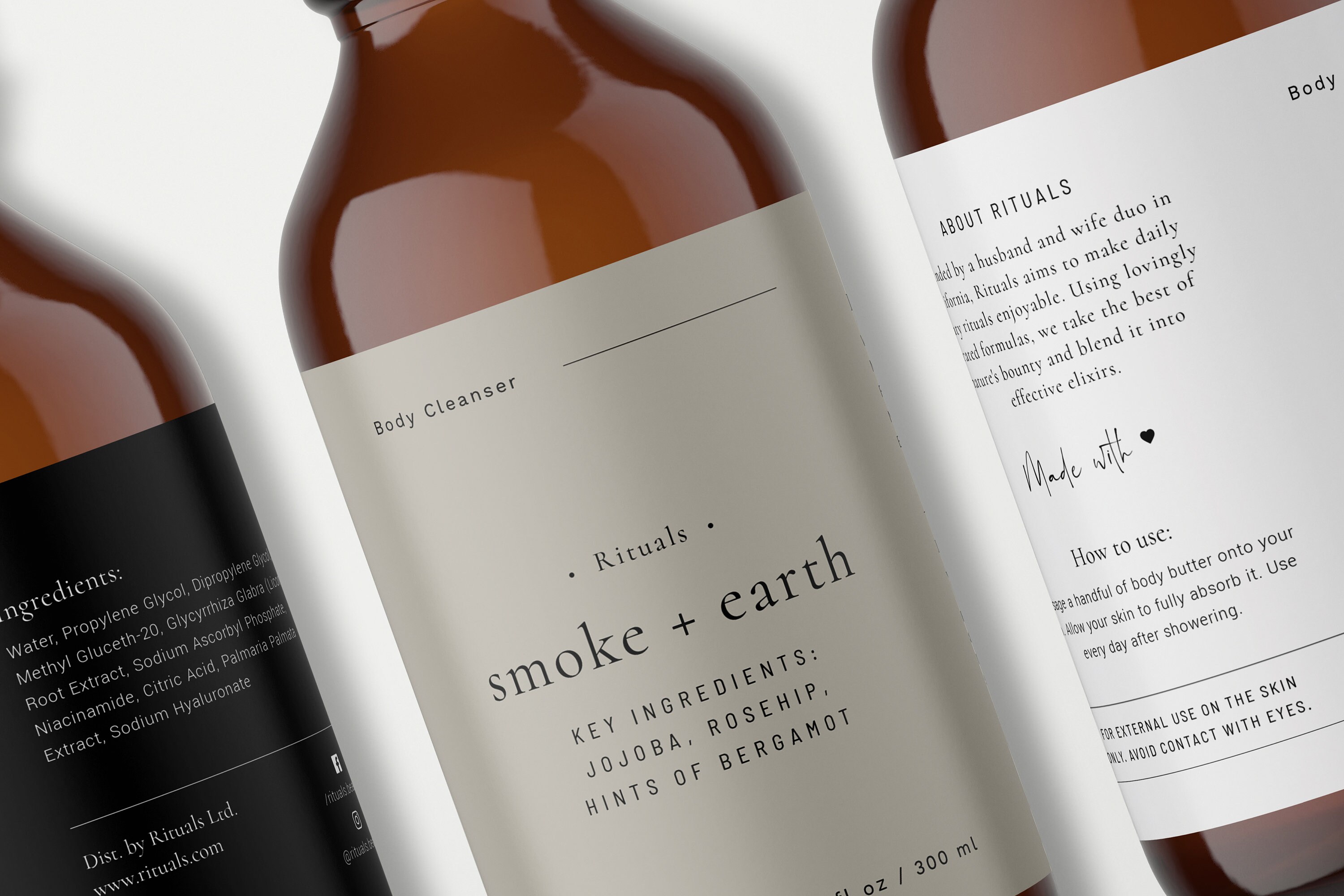 Pump Bottle Sticker Label Template DIY Body Wash Product - Etsy Canada