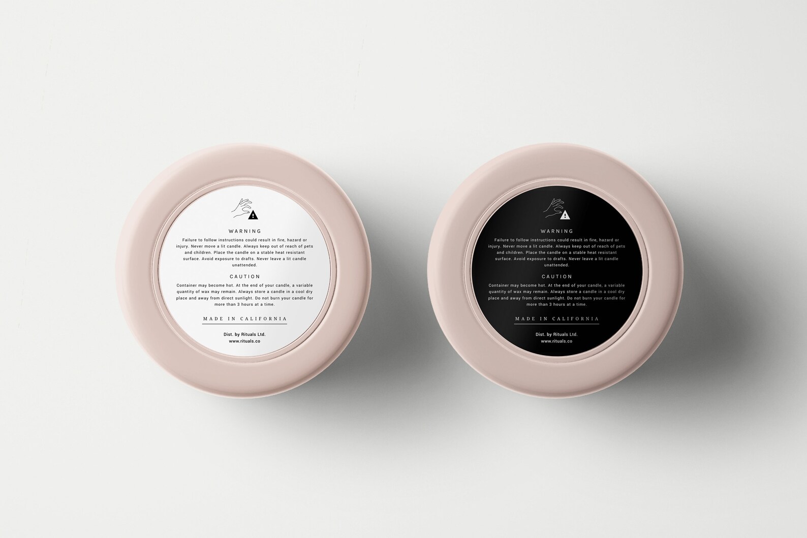 Candle Safety Warning Labels Stickers Candle Care - Etsy