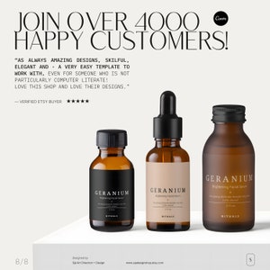 Round Product Labels, Canva Editable Download, DIY Label Design for ...