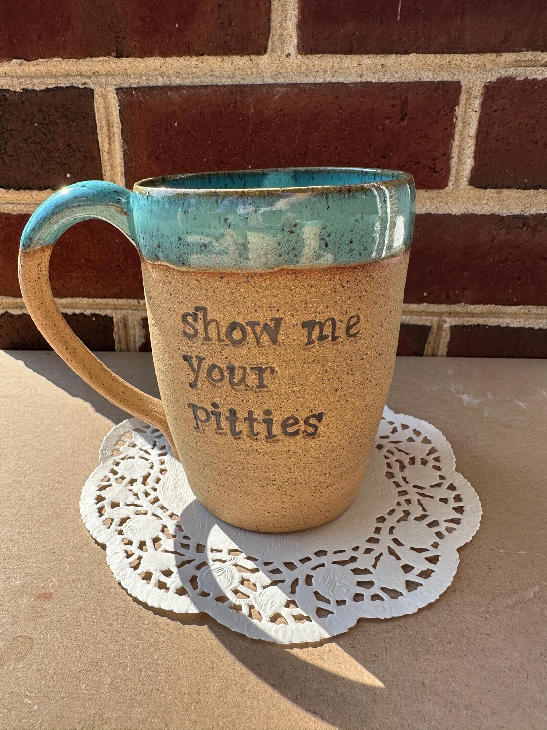 Handmade, Show Me Your Pittles, Funny Ceramic Mug, Unique Gift ...