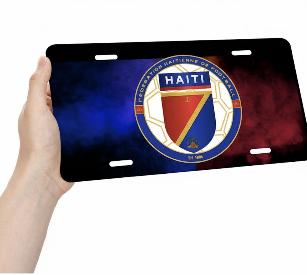 Haitian National Emblem License Plate Patriotic Metal Aluminum. - Etsy