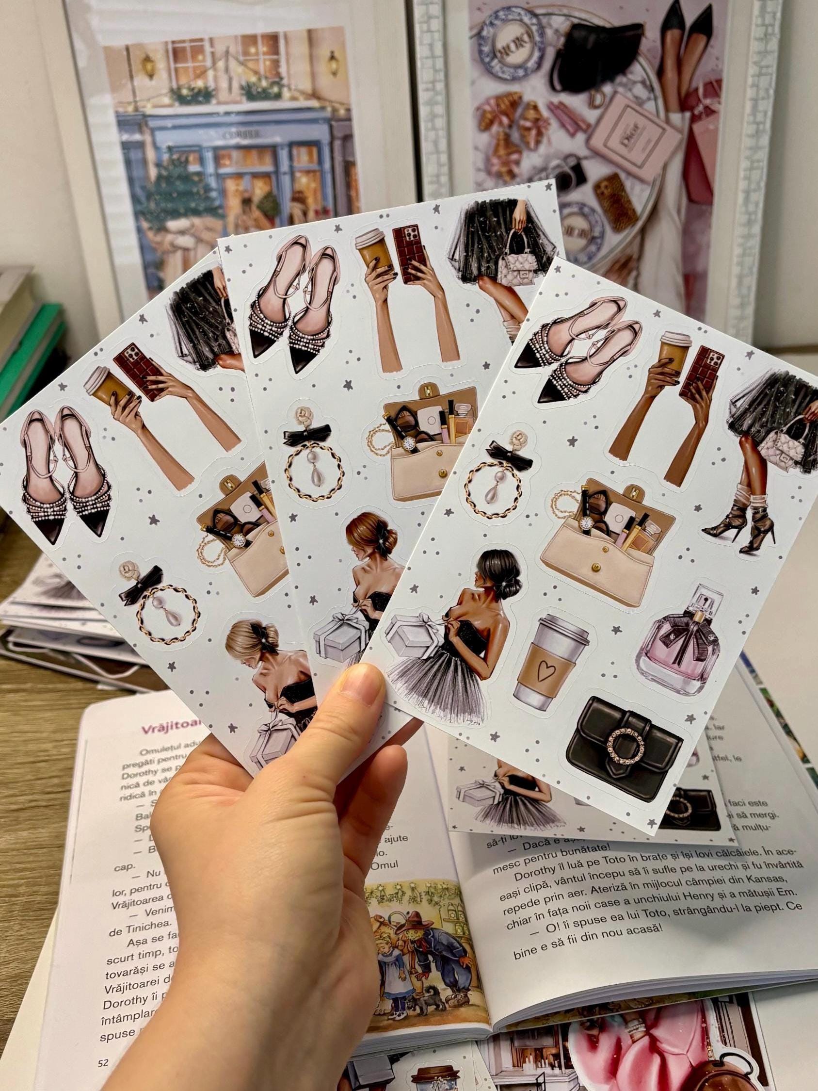 Sticker Sheet - Fashion Accessories | Stickers for Your Planner - Etsy