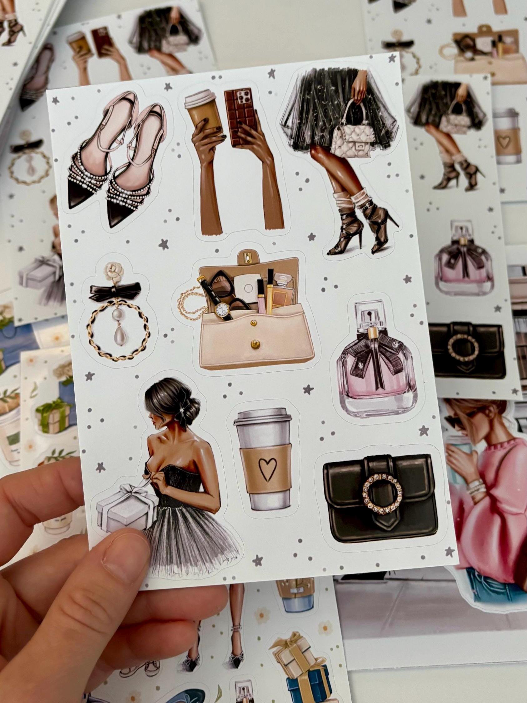 Sticker Sheet - Fashion Accessories | Stickers for Your Planner, Laptop ...