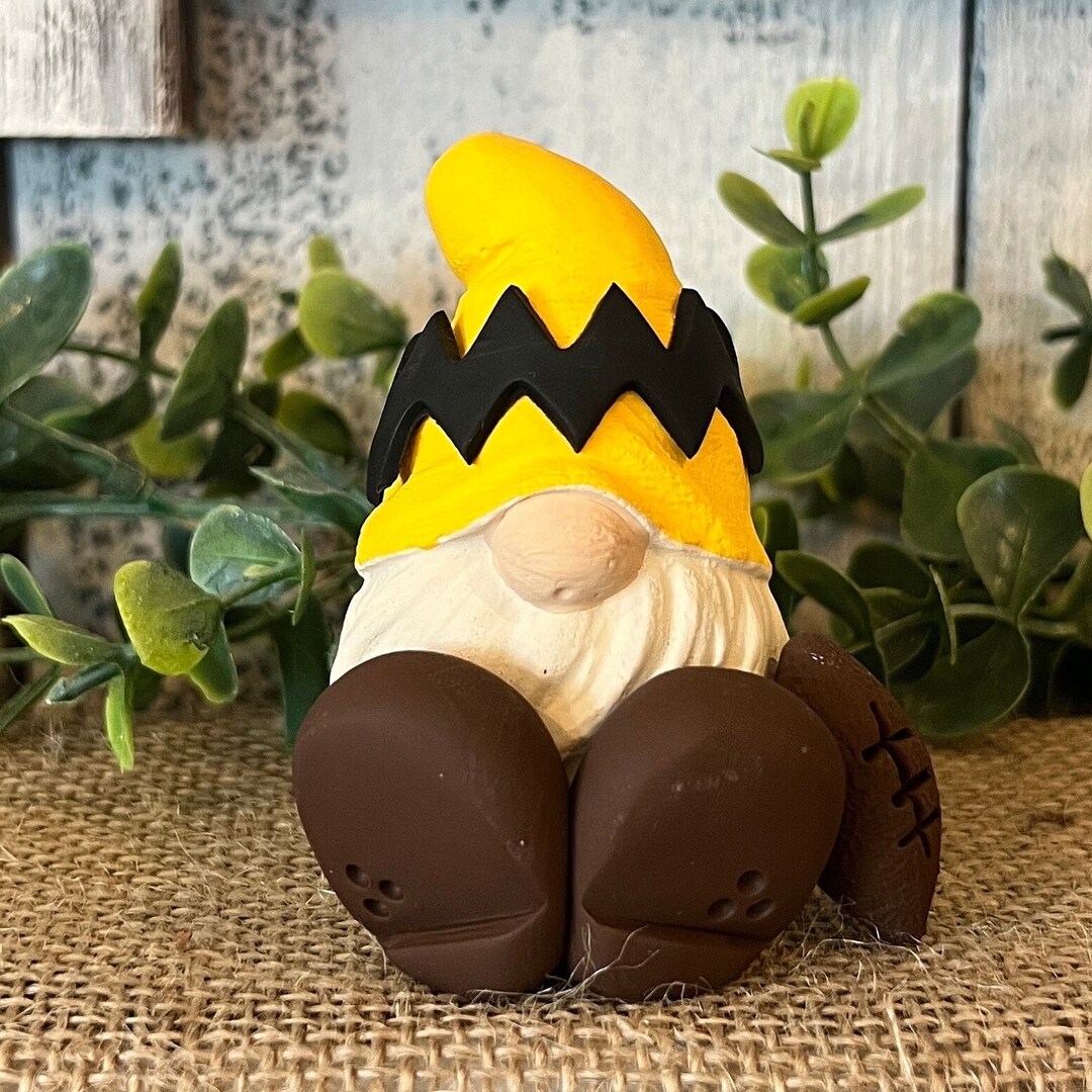 Charlie Brown Gnome/tiered Tray Decor/kids Room/nostalgia/teacher Gift ...