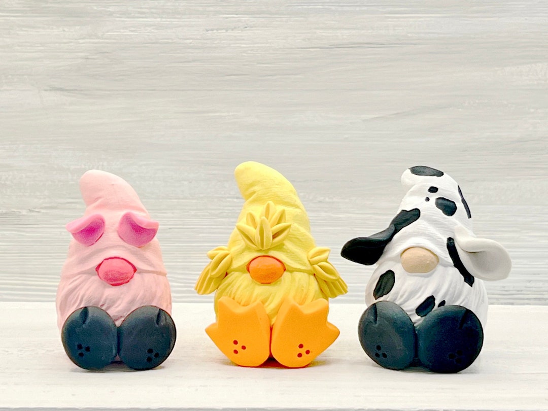 Baby Farm Animal Gnomes/farm Gnomes/ Farmhouse Decor/farmer - Etsy