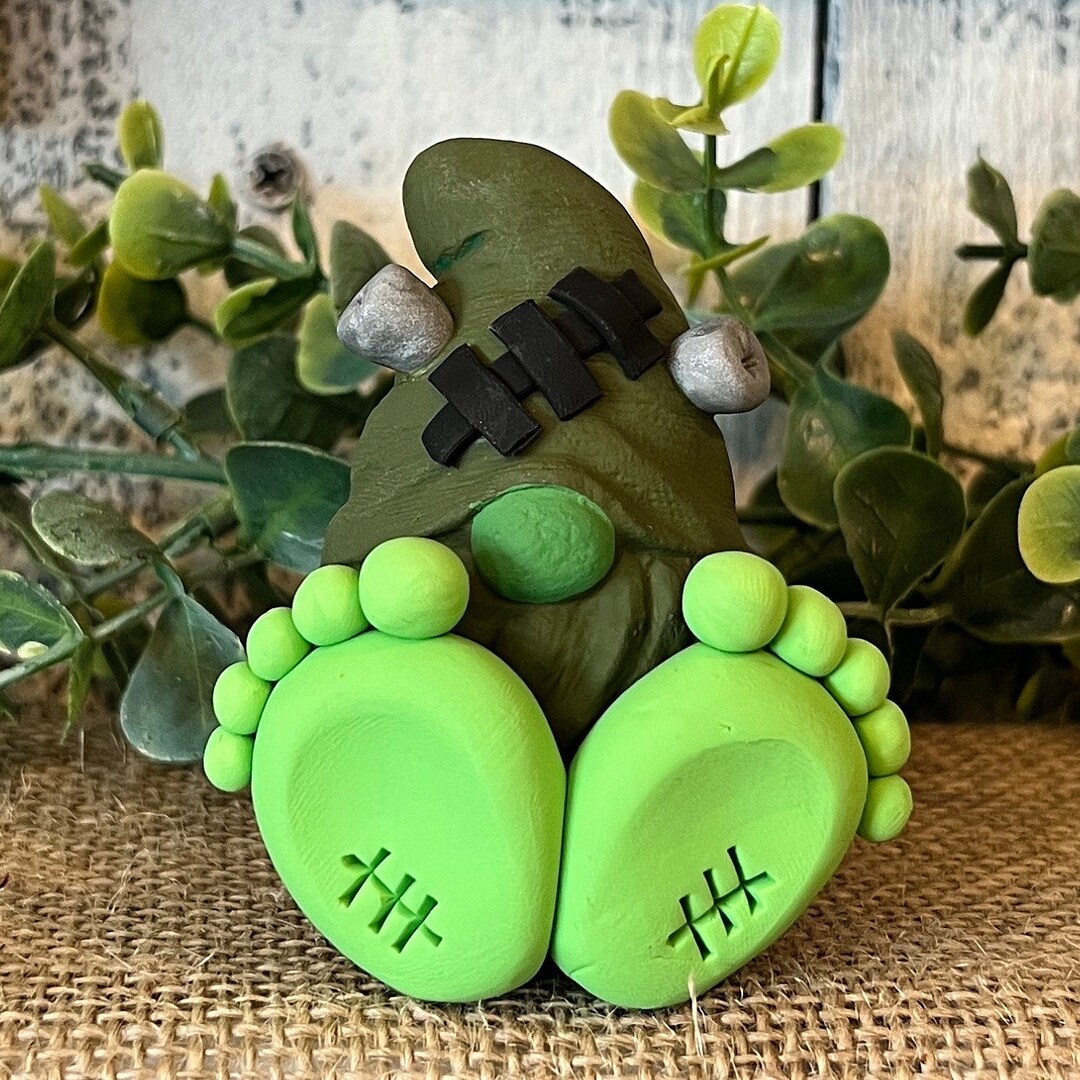 Frankenstein Gnome/spooky/halloween Tray/trick or Treat Gnome/halloween ...