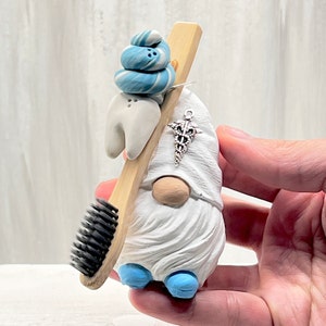 Dentist Gnome/dental Gnome/dental Hygienist Gnome/tiered Tray - Etsy