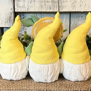Lemon Trio/squeeze Me/yellow Gnomes/citrus Gnomes/tiered Tray Decor ...