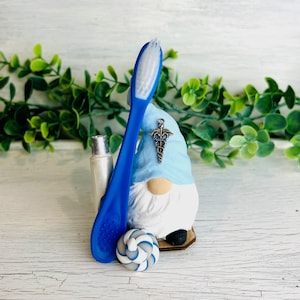 Dentist Gnome/dental Gnome/dental Hygienist Gnome/tiered Tray Gnome ...