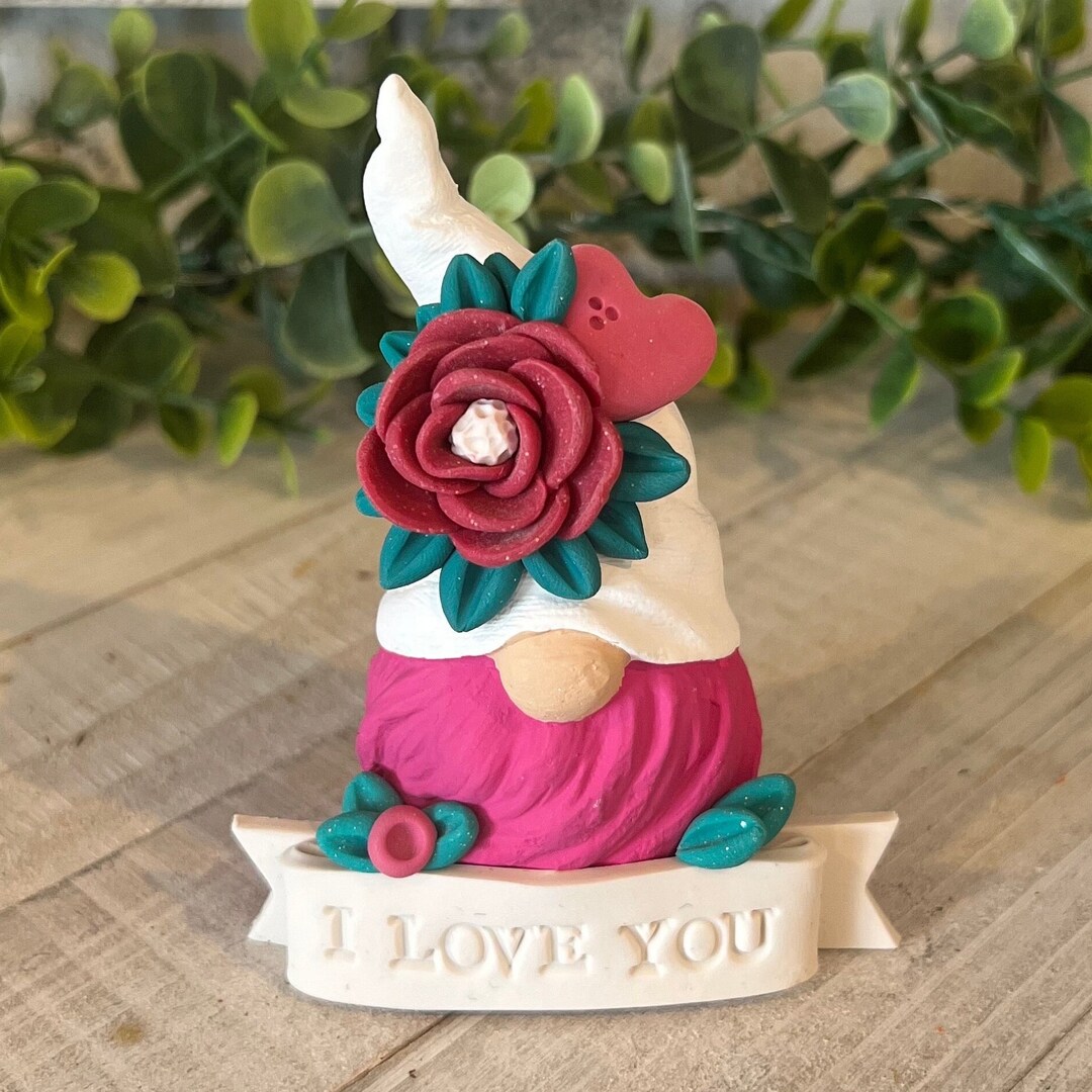 I Love You Gnome/love Gnome/tiered Tray Gnomes/tiered Tray Decor ...