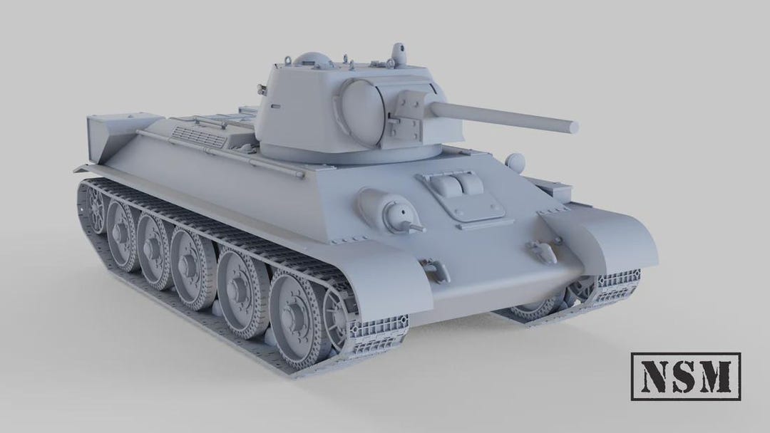 WW2 Russian T34-76 by Night Sky Miniatures - Etsy