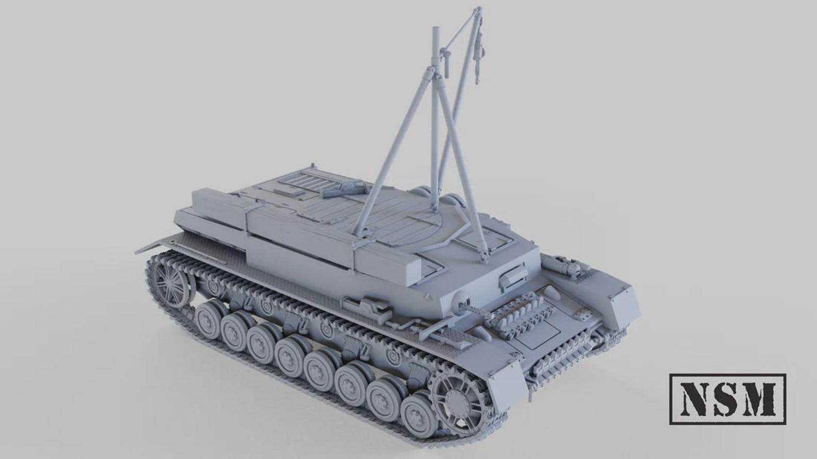 WW2 German Bergepanzer by Night Sky Miniatures - Etsy