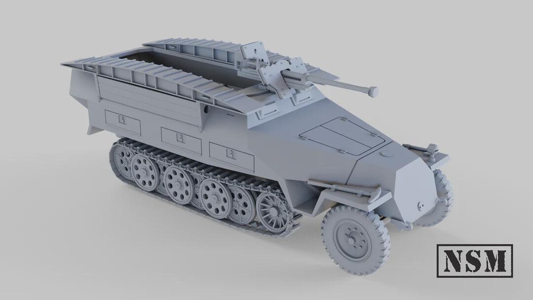 WW2 German Sdkfz 251/7 D Pioneer Wagon by Night Sky Miniatures - Etsy