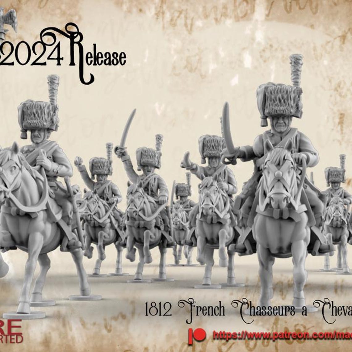 French 1812 French Chasseurs a Cheval De La Guarde by Battlecat ...