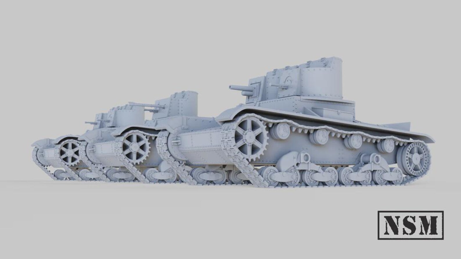 WW2 Russian T26 – Mod 1931 – Including OT26 by Night Sky Miniatures - Etsy